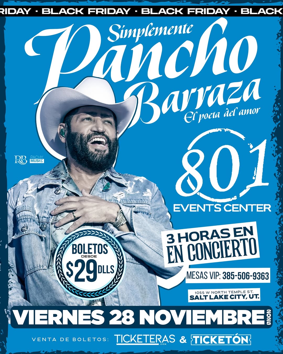 PANCHO BARRAZA – Ticketeras